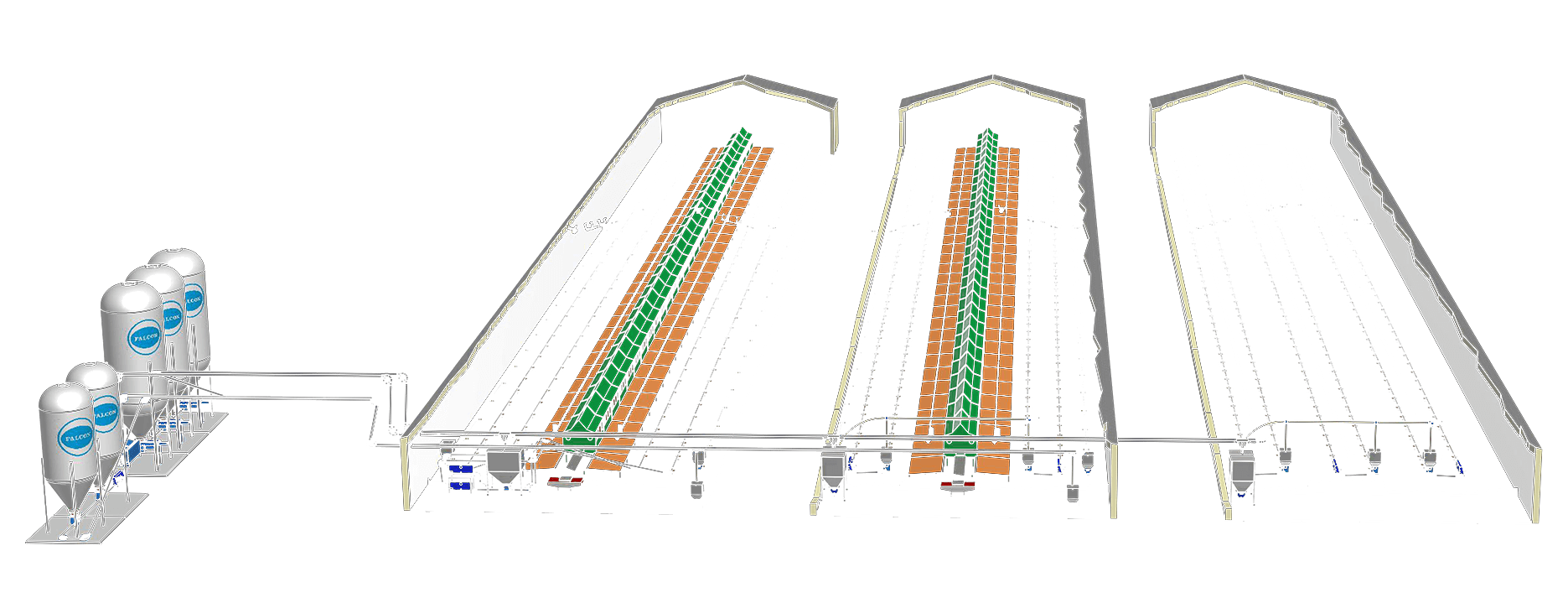Falcon S.r.l: leader in chain conveyor systems | Falcon Srl